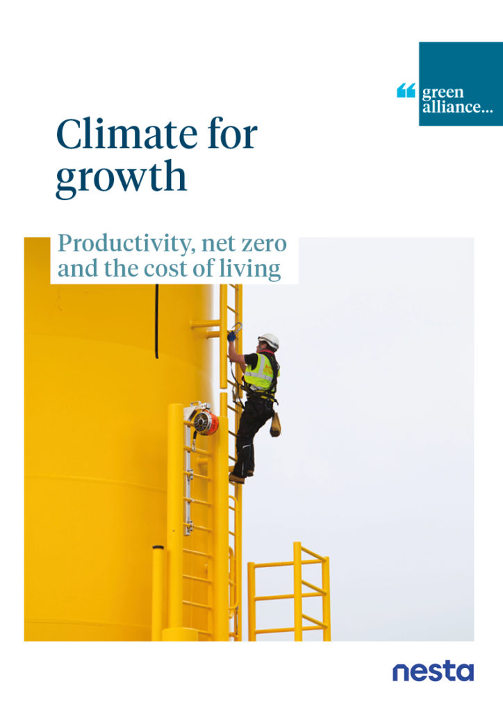 Climate for growth: productivity, net zero and the cost of living ...