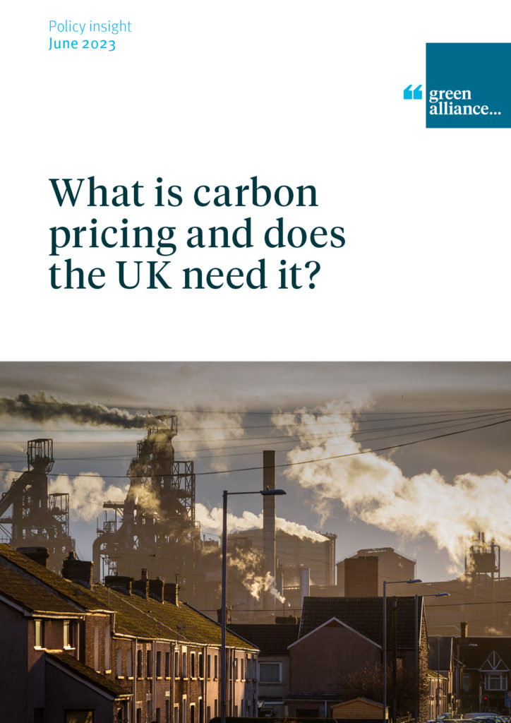 What is carbon pricing and does the UK need it? » Green Alliance