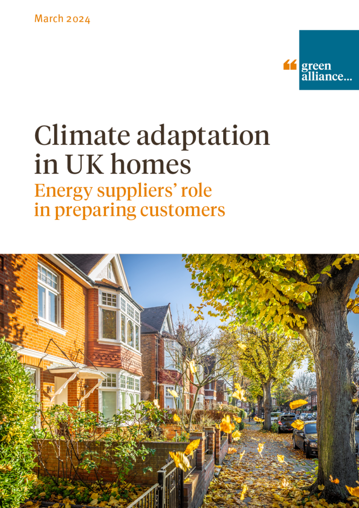Climate adaptation in UK homes: energy suppliers’ role in preparing ...