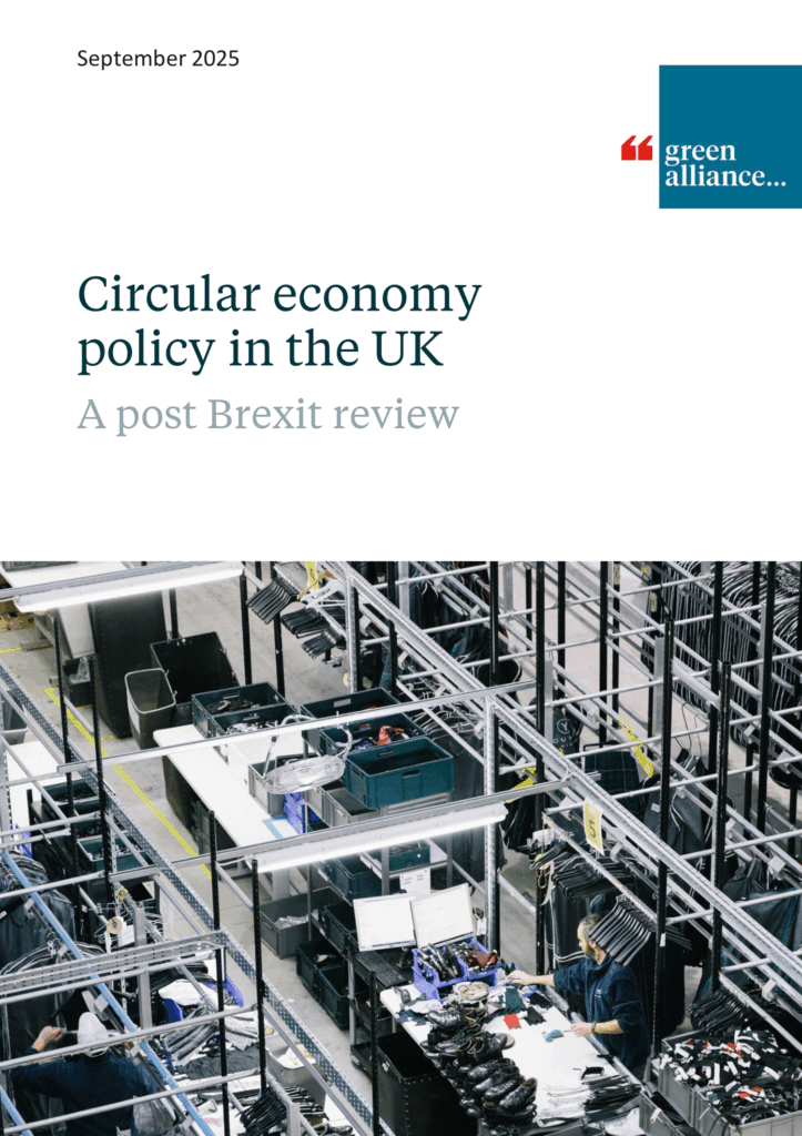 Circular economy policy in the UK: a post Brexit review » Green Alliance